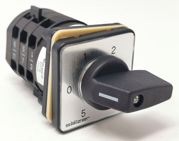 M220-645720 SÄLZER Drehschalter Cam Switch AC-21A: 20A; AC-23A: 7,5KW ...